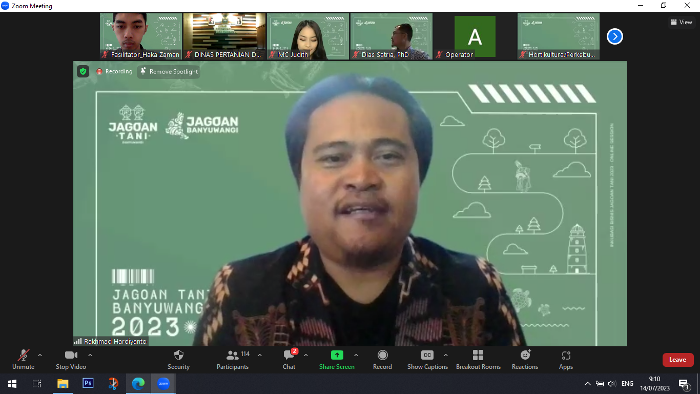 Inspirasi Founder Startup Pertanian: Memupuk Semangat Peserta Program Jagoan Tani Banyuwangi ...